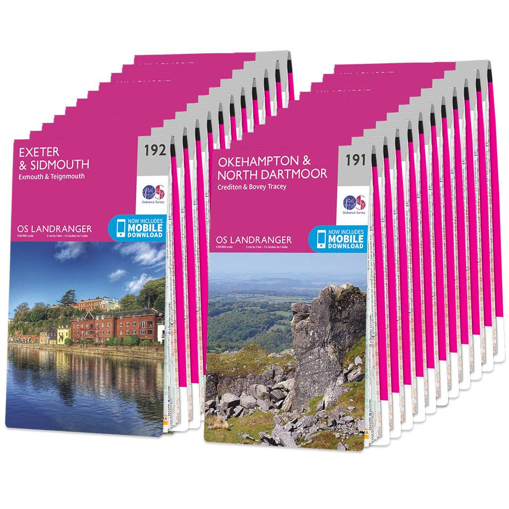 OS Map of Truro & Falmouth | Landranger 204 Map | Ordnance Survey Shop