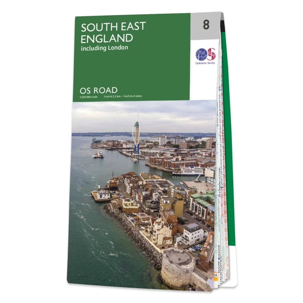 OS Map of South West England | Road Map | Ordnance Survey Shop