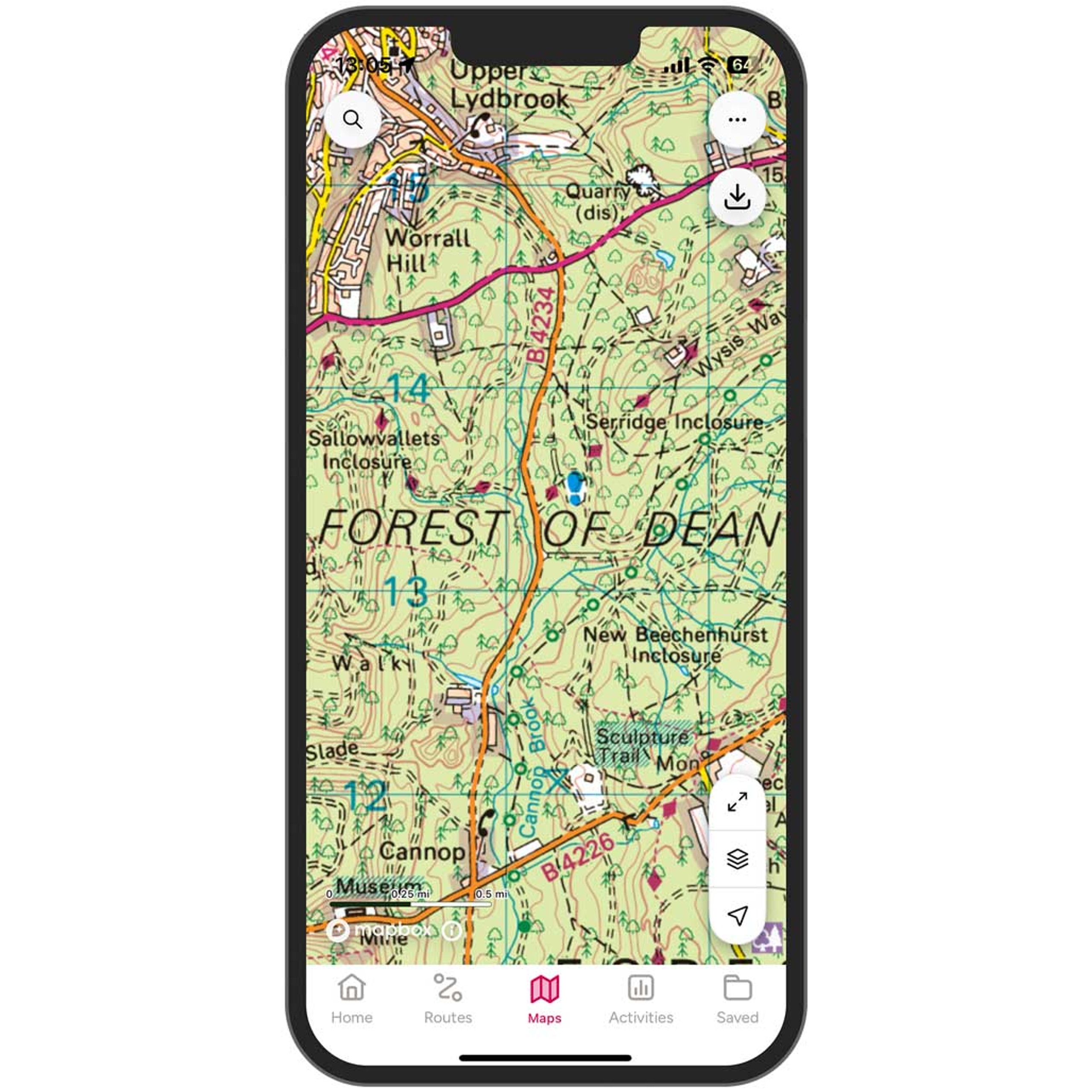 OS Maps app | Digital map app