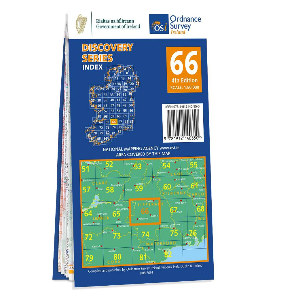 Map of County Cork and Limerick: OSI Discovery 73 | Ordnance Survey Shop