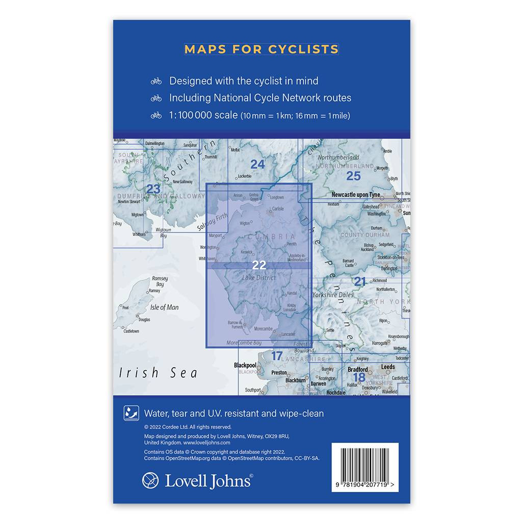 OS Map of Lake District & Cumbria | Tour 3 Map | Ordnance Survey Shop