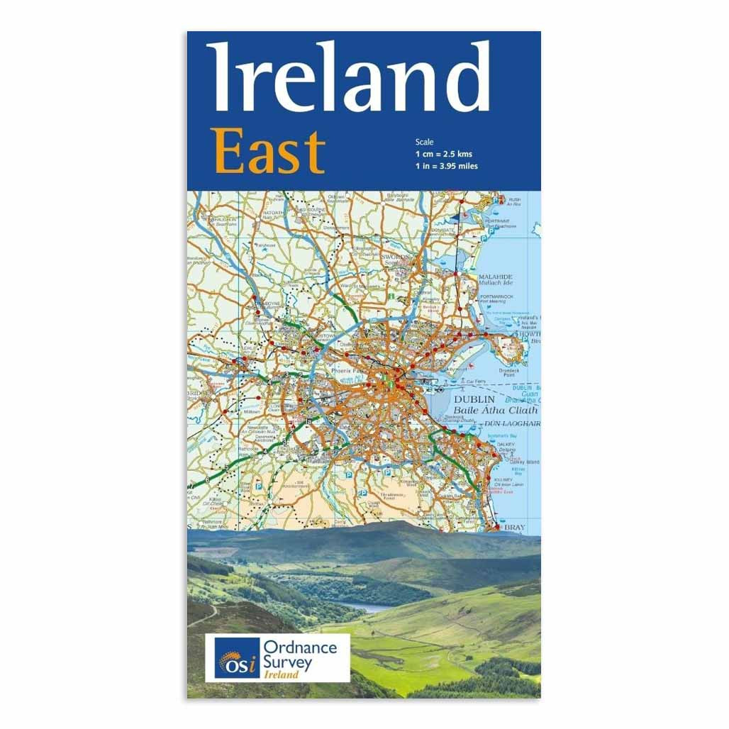 Map of Ireland: OSI Driving Map | Ordnance Survey Shop