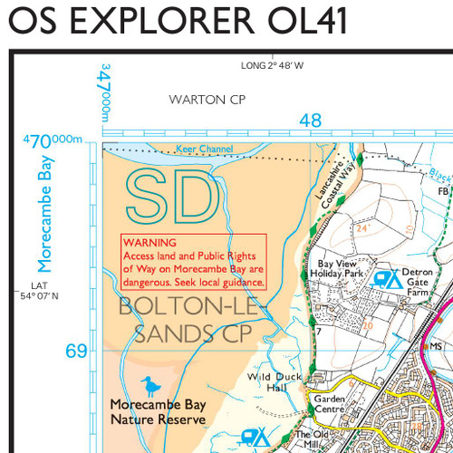 OS Map of Forest of Bowland | Explorer OL41 Map | Ordnance Survey Shop