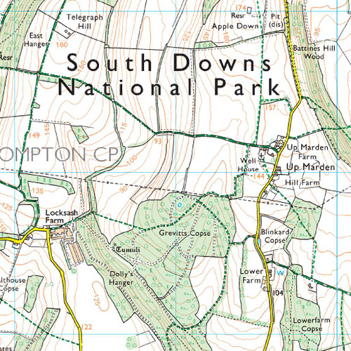 OS Map of Chichester | Explorer OL8 Map | Ordnance Survey Shop