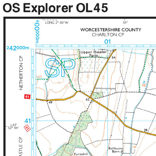OS Map of The Cotswolds | Explorer OL45 Map | Ordnance Survey Shop