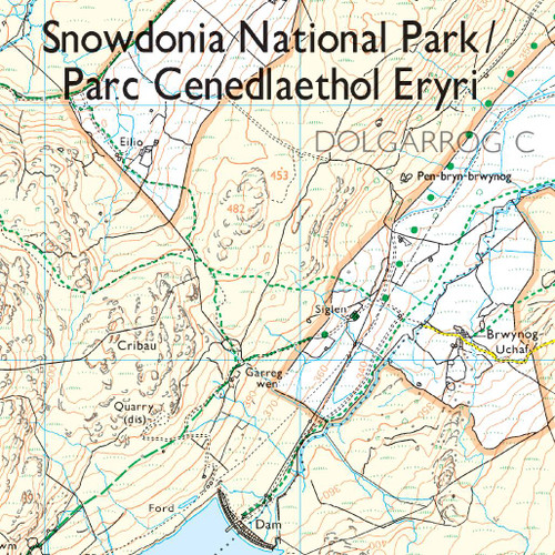 OS Map of Snowdon (Yr Wyddfa) | Explorer OL17 Map | Ordnance Survey Shop