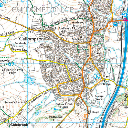 OS Map of Exmouth & Sidmouth | Explorer 115 Map | Ordnance Survey Shop
