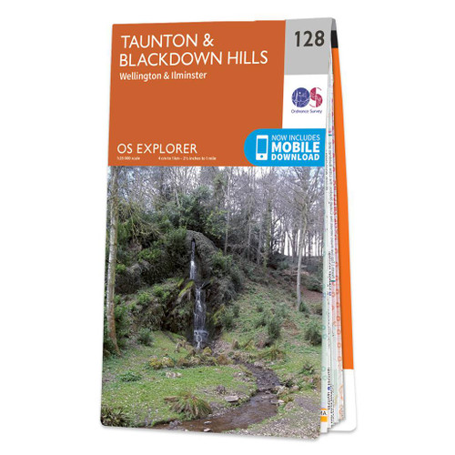 OS Map of Minehead & Brendon Hills | Landranger 181 Map | Ordnance ...