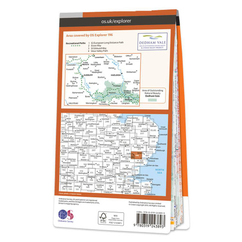 OS Map of Dorking, Box Hill & Reigate | Explorer 146 Map | Ordnance ...