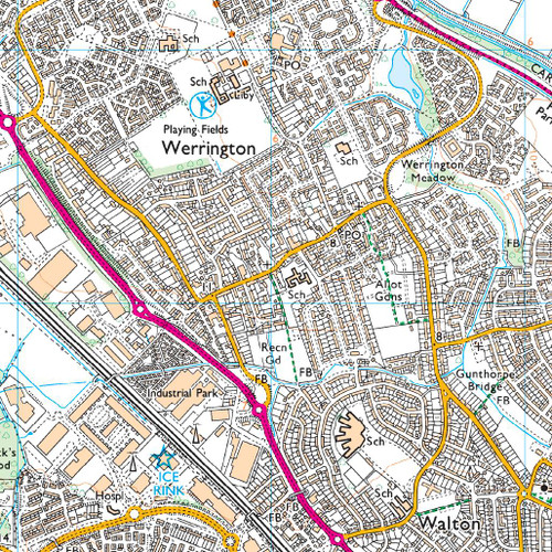 OS Map of Wisbech & Peterborough North | Explorer 235 Map | Ordnance ...