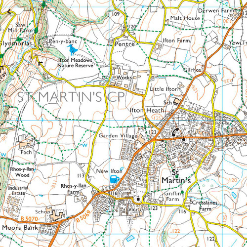 OS Map of Oswestry | Explorer 240 Map | Ordnance Survey Shop