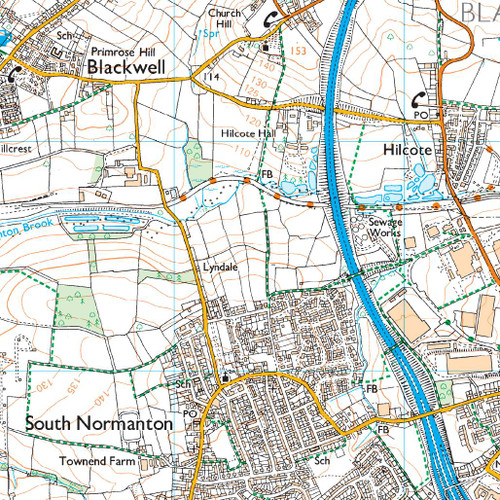 OS Map of Chesterfield & Alfreton | Explorer 269 Map | Ordnance Survey Shop