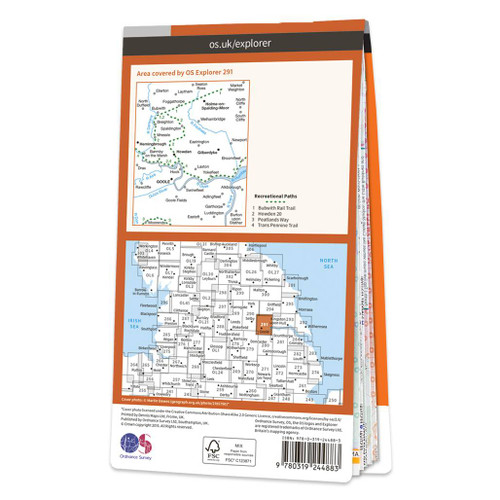 OS Map of Goole & Gilberdyke | Explorer 291 Map | Ordnance Survey Shop