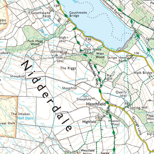OS Map of Nidderdale | Explorer 298 Map | Ordnance Survey Shop