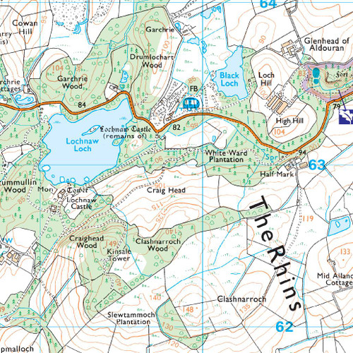 OS Map of Stranraer & The Rhins | Explorer 309 Map | Ordnance Survey Shop