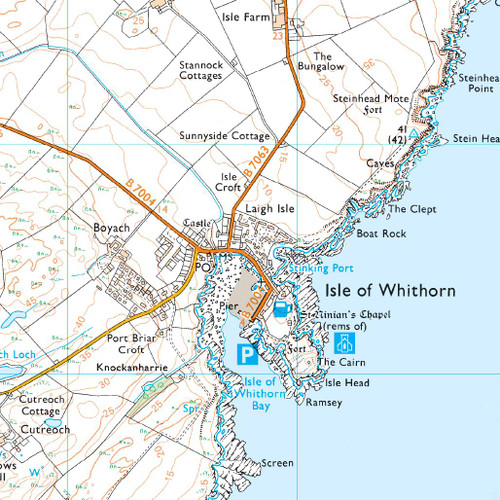 OS Map of Wigtown, Whithorn & The Machars | Explorer 311 Map | Ordnance ...