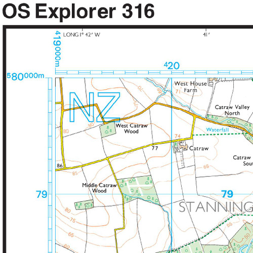 OS Map of Newcastle upon Tyne | Explorer 316 Map | Ordnance Survey Shop