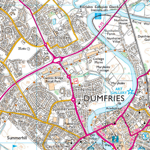 OS Map of Nithsdale & Dumfries | Explorer 321 Map | Ordnance Survey Shop