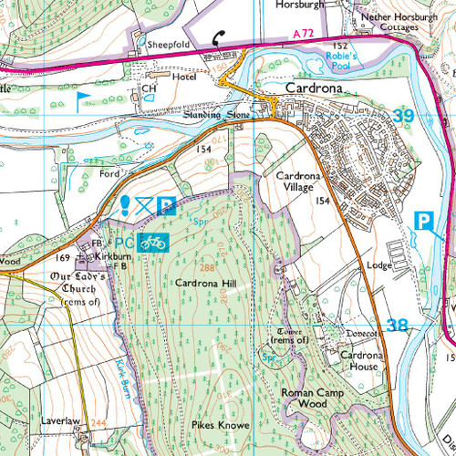 OS Map of Peebles & Innerleithen | Explorer 337 Map | Ordnance Survey Shop