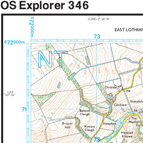 OS Map of Berwick-upon-Tweed | Explorer 346 Map | Ordnance Survey Shop