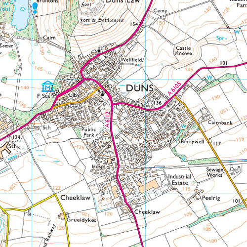 OS Map of Berwick-upon-Tweed | Explorer 346 Map | Ordnance Survey Shop