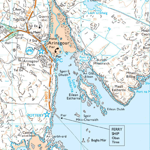 OS Map of Coll & Tiree Explorer | Explorer 372 Map | Ordnance Survey Shop