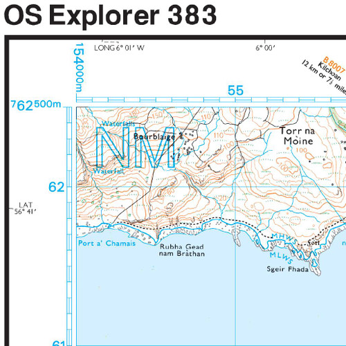OS Map of Morvern & Lochaline | Explorer 383 Map | Ordnance Survey Shop
