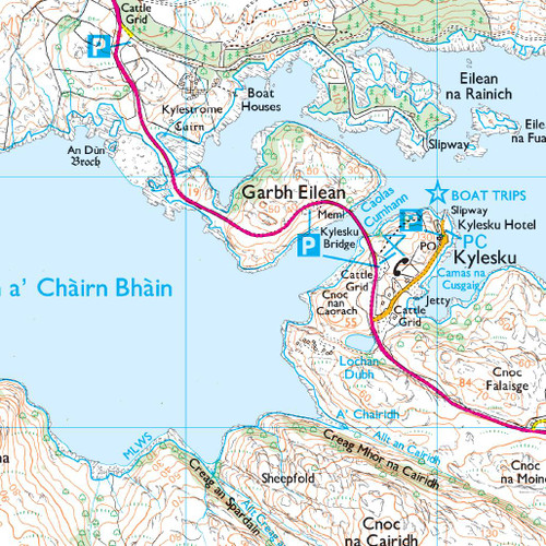 OS Map of Assynt & Lochinver | Explorer 442 Map | Ordnance Survey Shop