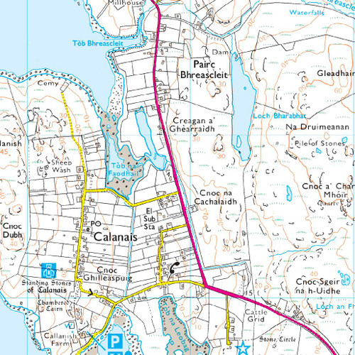 OS Map of Central Lewis & Stornoway | Explorer 459 Map | Ordnance ...