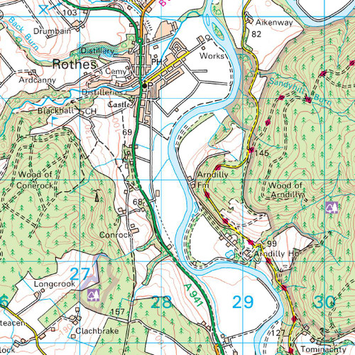 OS Map of Elgin & Dufftown | Landranger 28 Map | Ordnance Survey Shop