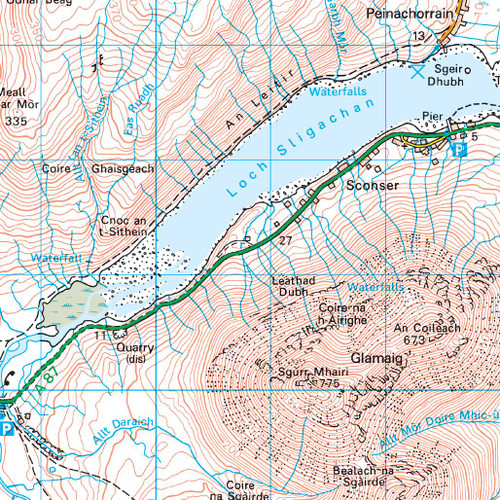 OS Map of South Skye & Cuillin Hills | Landranger 32 Map | Ordnance ...