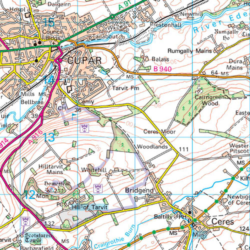 OS Map of St Andrews | Landranger 59 Map | Ordnance Survey Shop