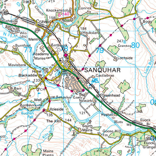 OS Map of Nithsdale & Annandale | Landranger 78 Map | Ordnance Survey Shop
