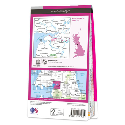 OS Map of Solway Firth | Explorer 314 Map | Ordnance Survey Shop