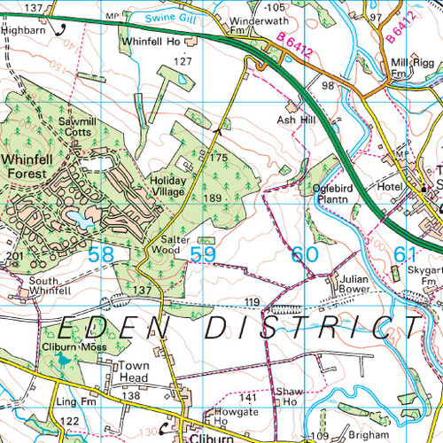 OS Map of Appleby-in-Westmorland | Landranger 91 Map | Ordnance Survey Shop