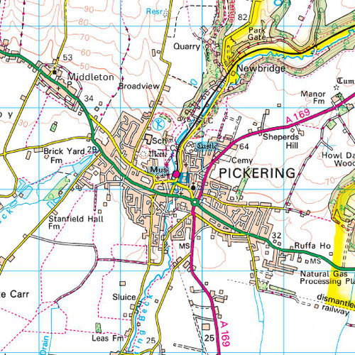 OS Map of Malton & Pickering | Landranger 100 Map | Ordnance Survey Shop