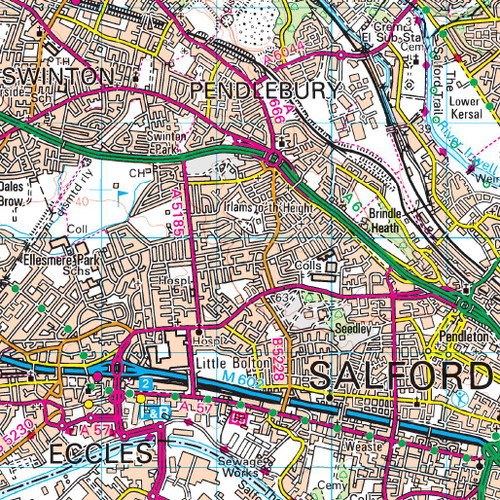 OS Map of Manchester | Landranger 109 Map | Ordnance Survey Shop