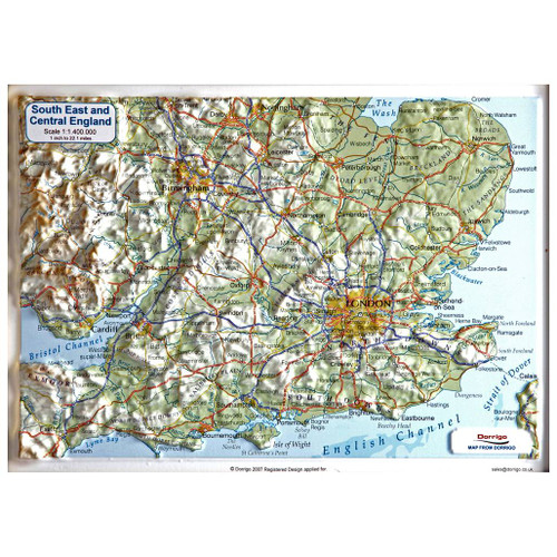 OS Map of South East England | Road Map | Ordnance Survey Shop