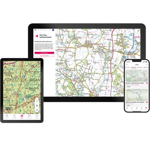 OS Maps 12 months access | Ordnance Survey Shop