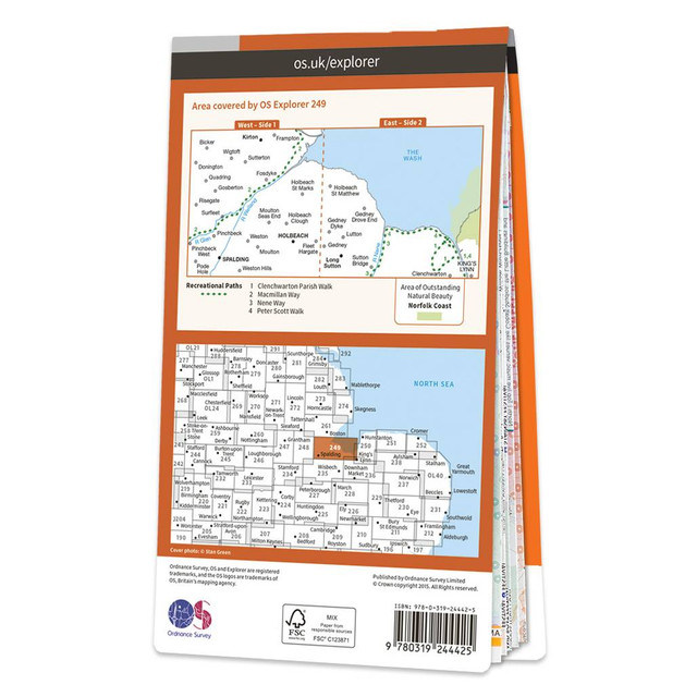 OS Map of Boston & Spalding | Landranger 131 Map | Ordnance Survey Shop