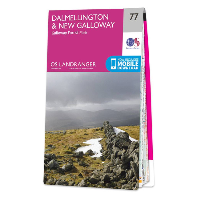 OS Map of Galloway Forest Park South | Explorer 319 Map | Ordnance ...