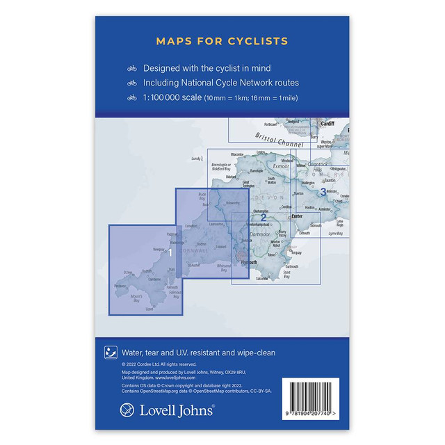 OS Map of Cornwall | Tour 1 Map | Ordnance Survey Shop