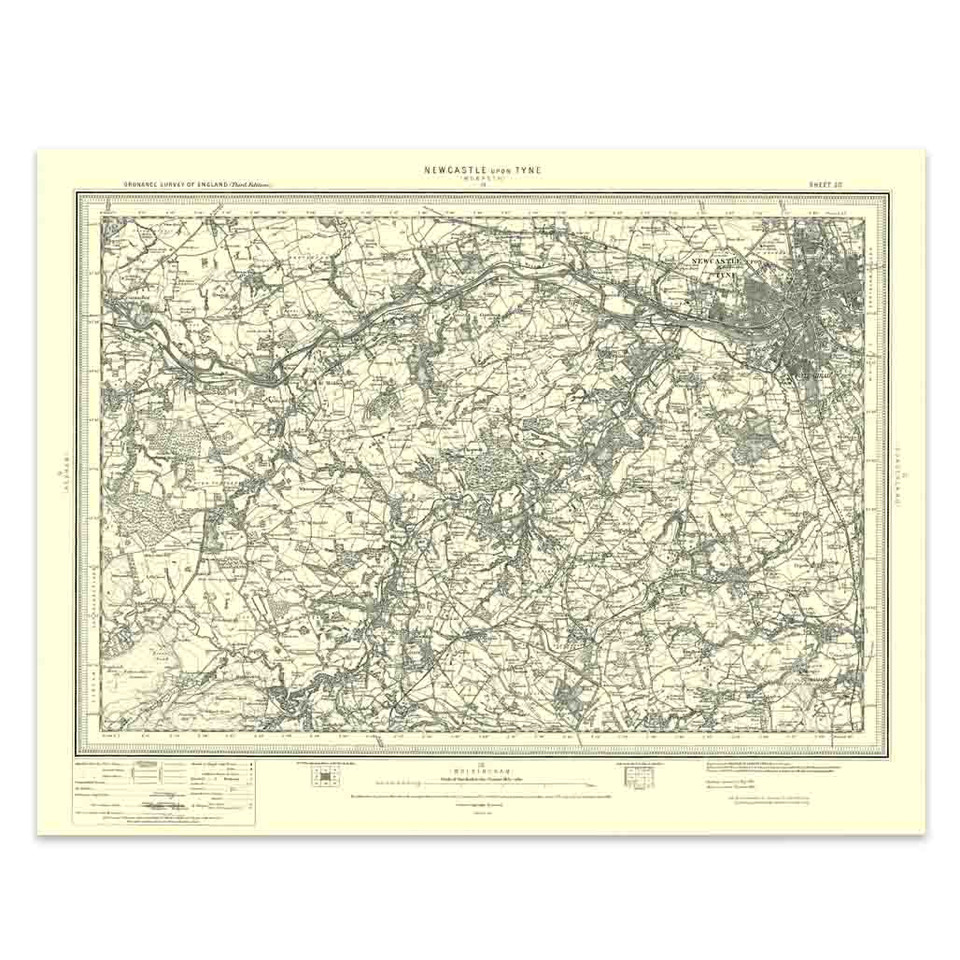 OS Map of Newcastle upon Tyne | Explorer 316 Map | Ordnance Survey Shop