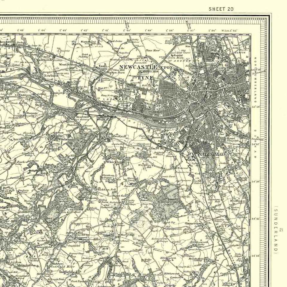 OS Map of Newcastle upon Tyne | Explorer 316 Map | Ordnance Survey Shop