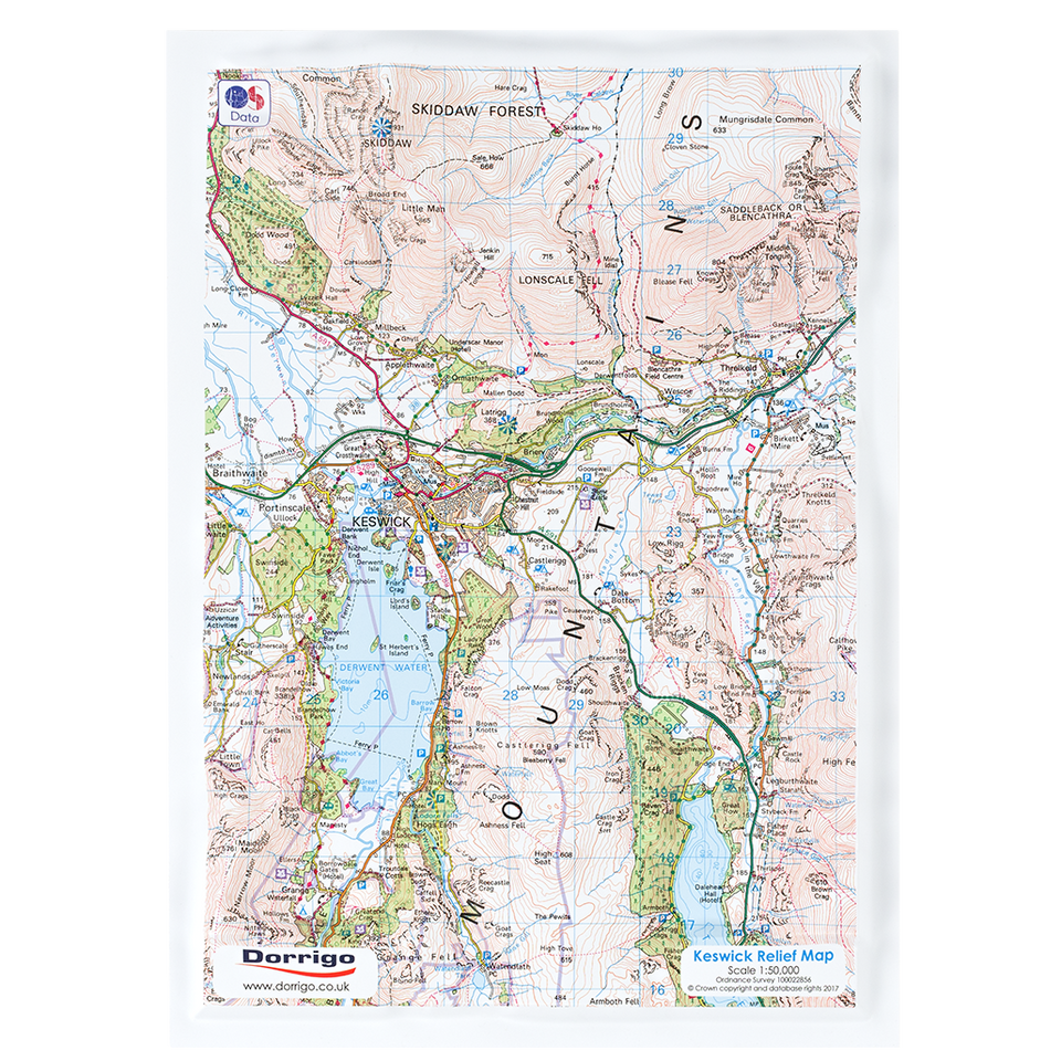 OS Map of Penrith & Keswick | Landranger 90 Map | Ordnance Survey Shop