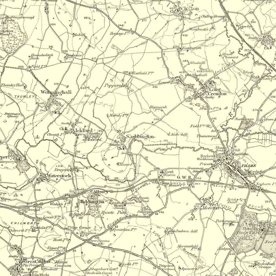 Historical Map of Henley-on-Thames: 1896-1904 Revised New Edition for ...