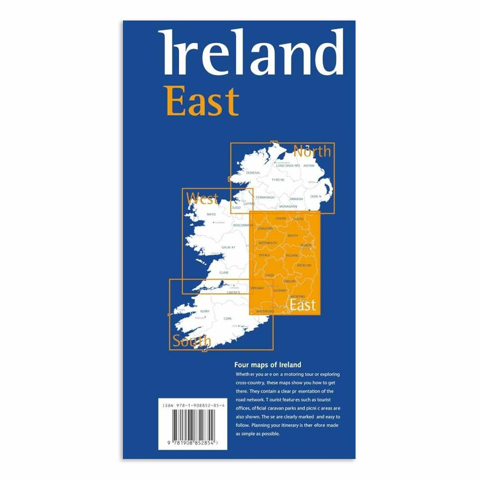 Map of Ireland: OSI Driving Map | Ordnance Survey Shop