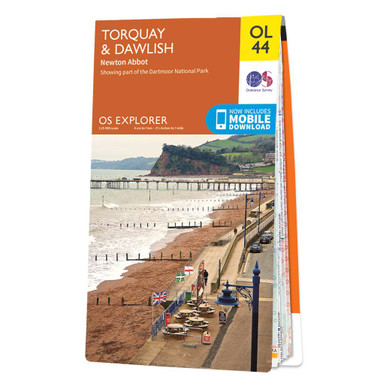 OS Map of Torquay & Dawlish | Explorer OL44 Map | Ordnance Survey Shop