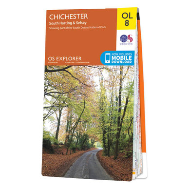 OS Map of Chichester | Explorer OL8 Map | Ordnance Survey Shop