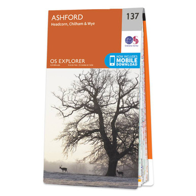 OS Map of Ashford | Explorer 137 Map | Ordnance Survey Shop